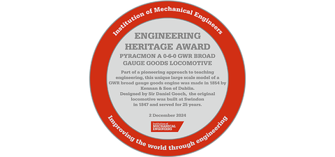 School of Engineering Honoured with IMechE Heritage Award for Historic ...
