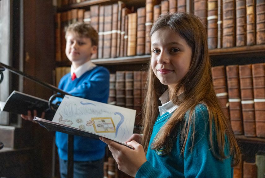 Books written and illustrated by Dublin schoolchildren go on exhibit in ...