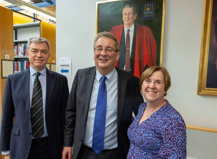 Professor Dermot Kelleher’s portrait painting unveiled - News & Events ...