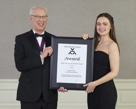 Meadbh Childs (Civil Engineering, Trinity College Dublin) wins the Sean ...