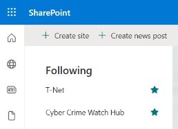 SharePoint tips and tricks: 5 – Follow sites - IT Services | Trinity ...